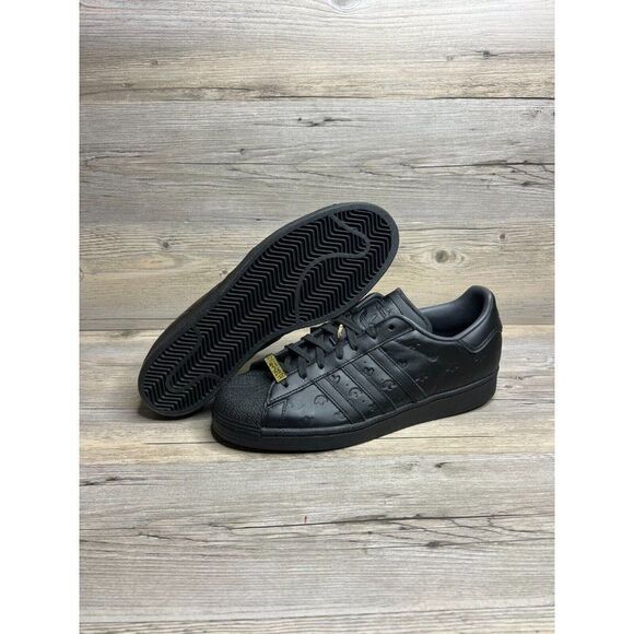 adidas | Shoes | Adidas Superstarallover Debossed Trefoils Black Mens ...